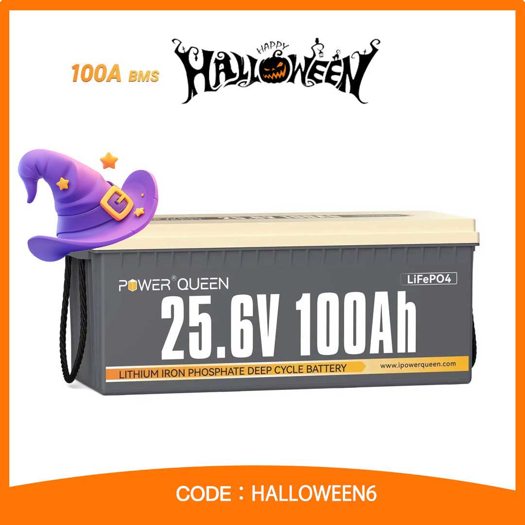 Power Queen 24V 100Ah Lithium Battery - Power Queen US