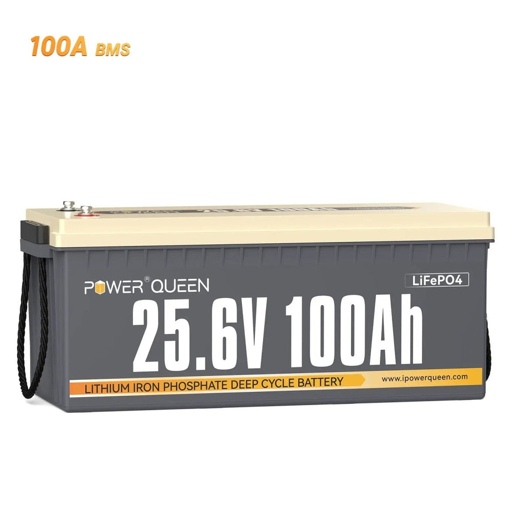 Power Queen 24V 100Ah Lithium Battery - Power Queen US