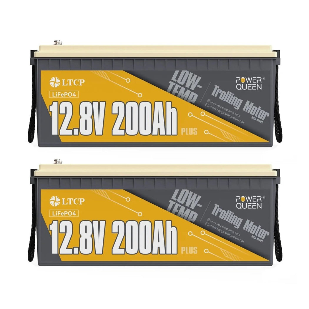 Power Queen 12V 200Ah PLUS Low-Temp Lithium Battery - Power Queen US
