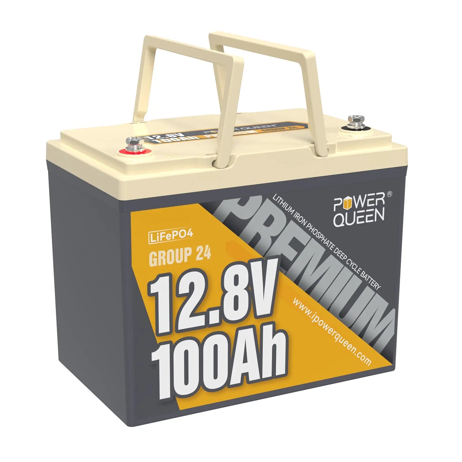 [Only $225] Power Queen 12V 100Ah Premium Deep Cycle Lithium Battery